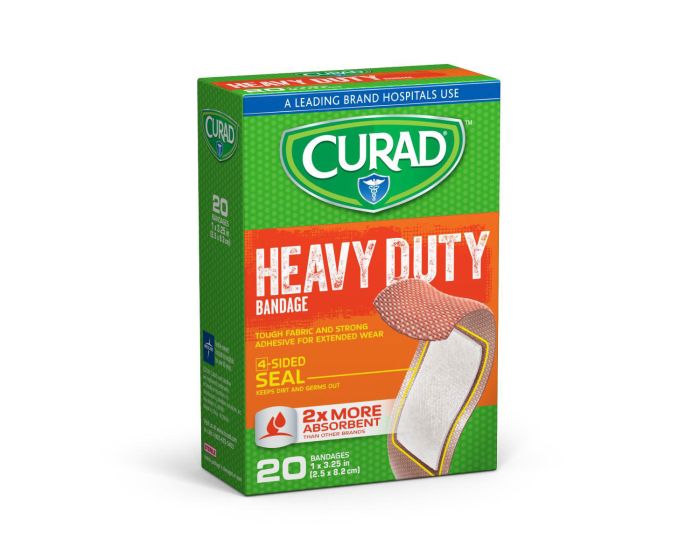CURAD Extra-Long Heavy Duty Bandage 1x3.25 480Ct