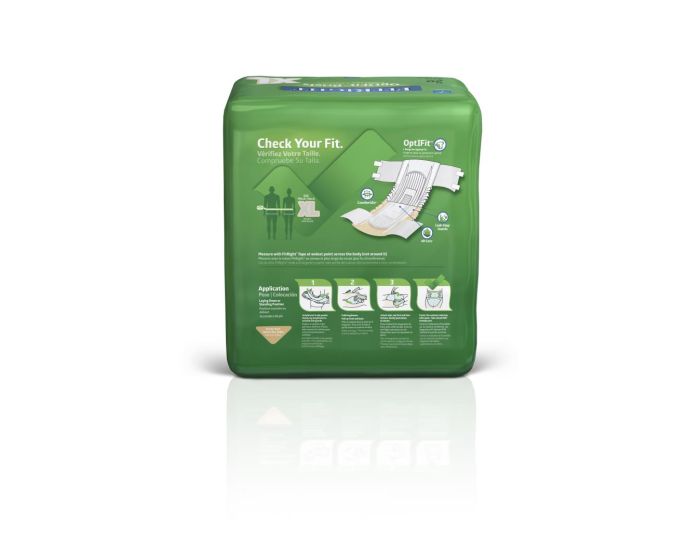 Medline FitRight OptiFit Ultra Disposable Brief XL 20Ct