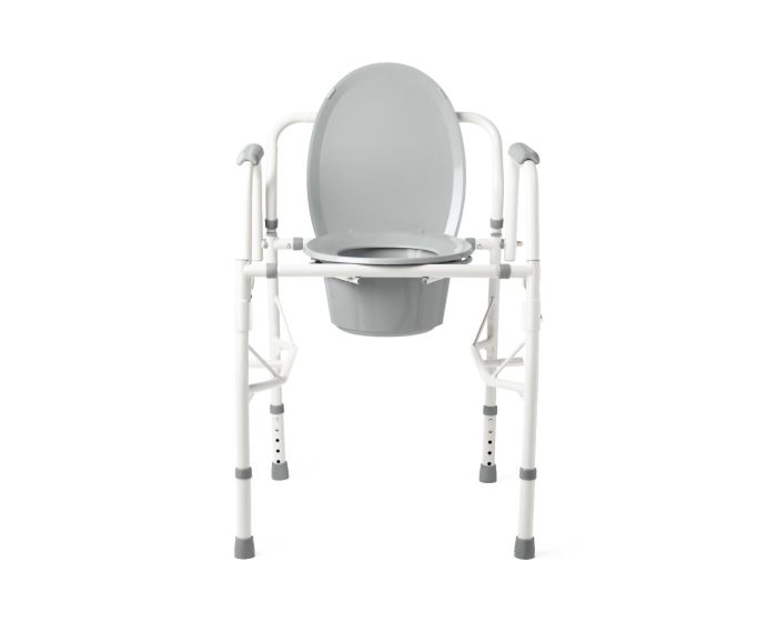 Medline Drop Arm Bedside Commode 350lb 1Ct