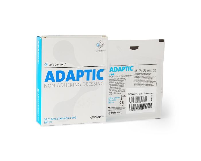 Adaptic Non-Adhering Dressing 3in x 3in 50Ct