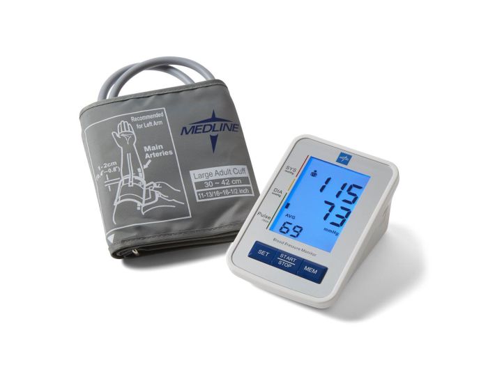 Medline Talking Digital Blood Pressure Monitor 1Ct