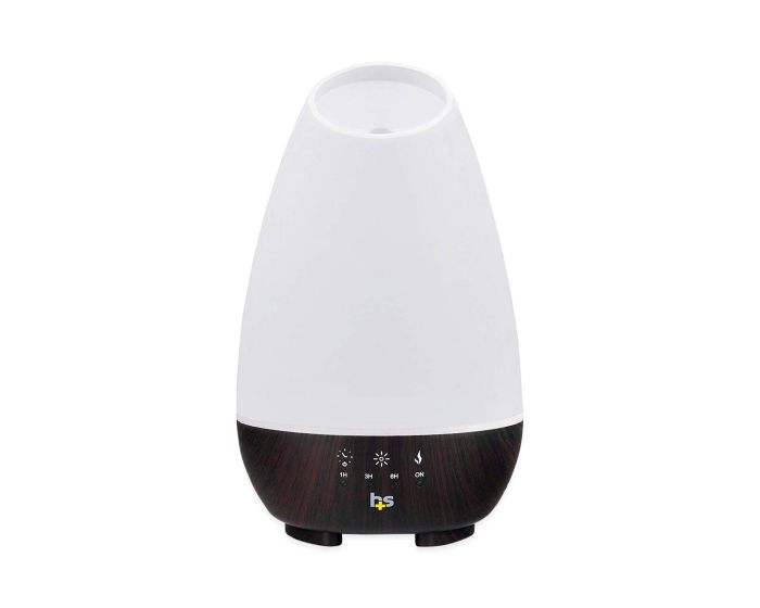 HealthSmart Ultrasonic Essential Oil Humidifier Diffuser White 16.9oz 1Ct