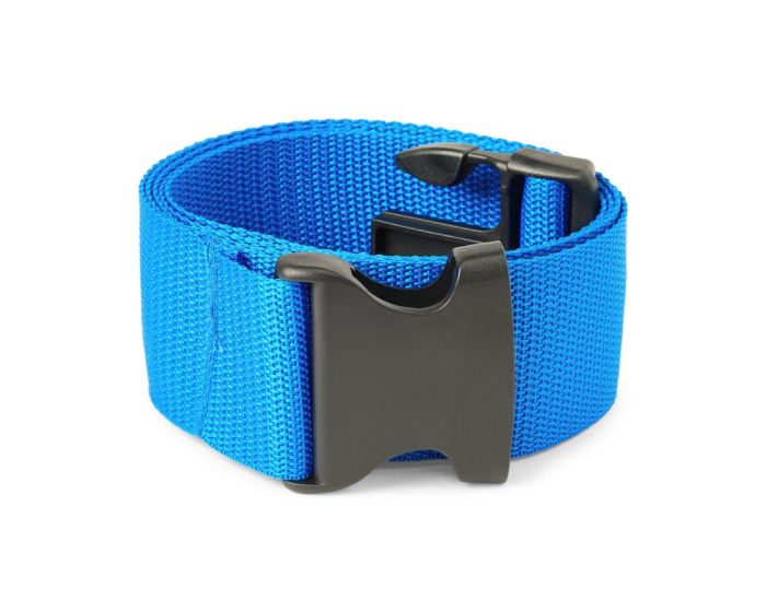 Medline Polypropylene Gait Belt with Plastic Buckle 60in Blue 1Ct