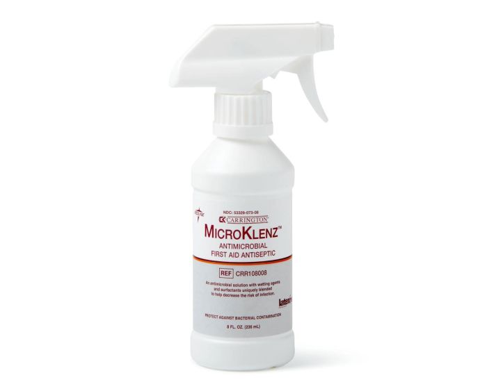 Medline MicroKlenz Antimicrobial Wound Cleanser 8oz 1Ct