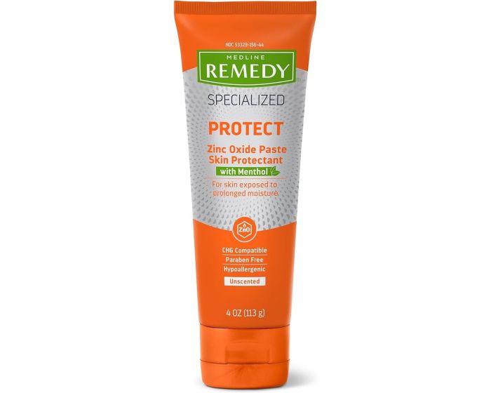 Medline Remedy Specialized Zinc Oxide Paste 4oz 1Ct