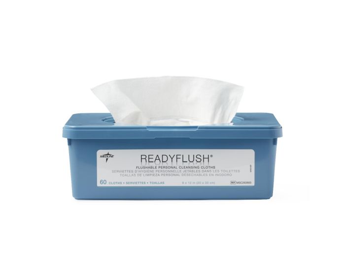Medline ReadyFlush Biodegradable Flushable Wipe-Shop All