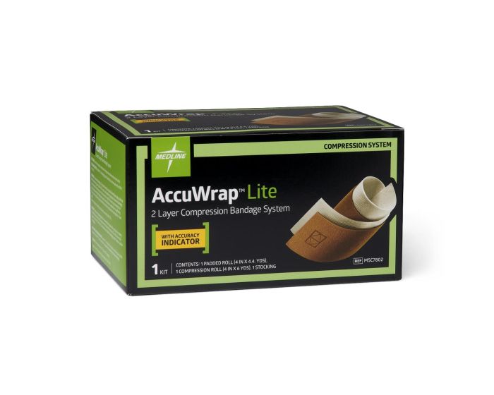 AccuWrap Lite 2-Layer Compression Bandage System 8Ct