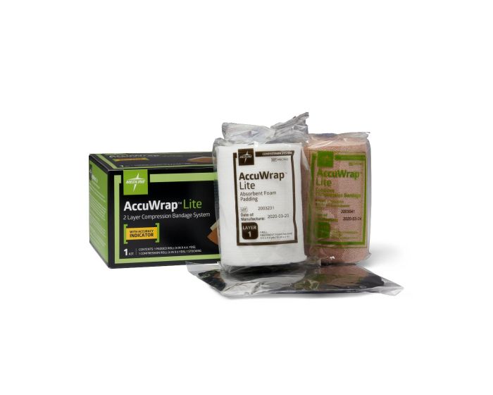 AccuWrap Lite 2-Layer Compression Bandage System 8Ct