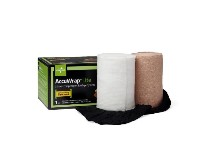 AccuWrap Lite 2-Layer Compression Bandage System 8Ct