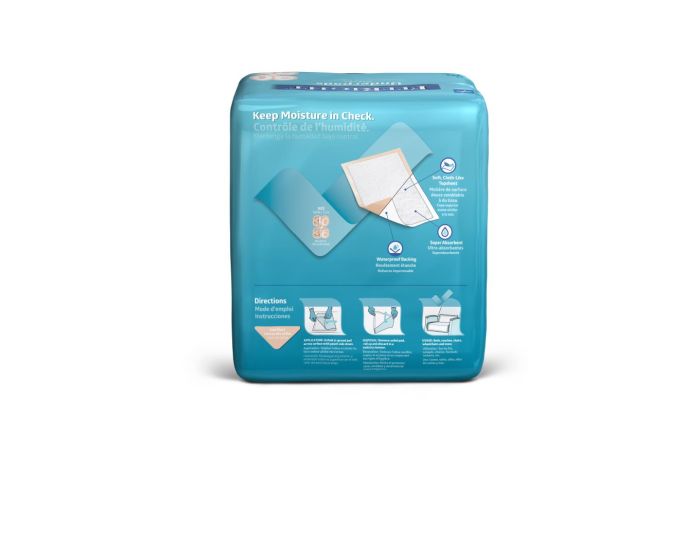 Medline FitRight Underpad Heavy Absorbency 30x36 10Ct
