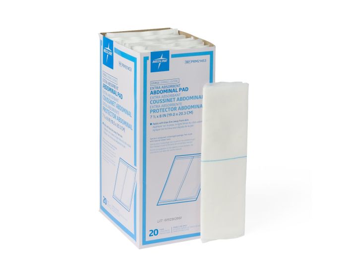 Medline Sterile Premium Abdominal Pad 8x7.5 240Ct