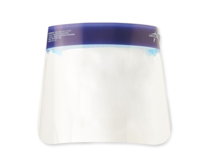 Medline Full Disposable Face Shield with Foam Top 1Ct