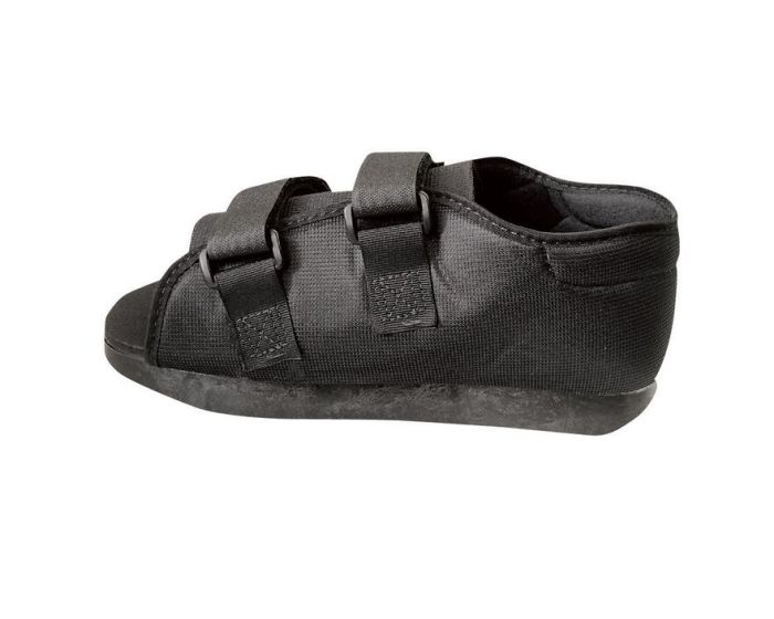Medline Semi-Rigid Post-Op Shoe Black 1Ct