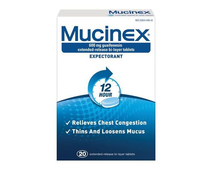 Mucinex 12-Hr Expectorant Tablet 600mg 20Ct