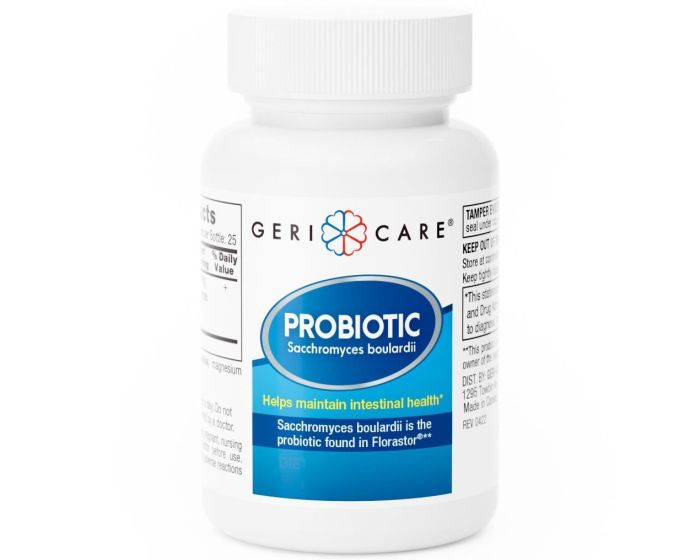 GeriCare Oral Probiotic Capsule 250mg 50Ct