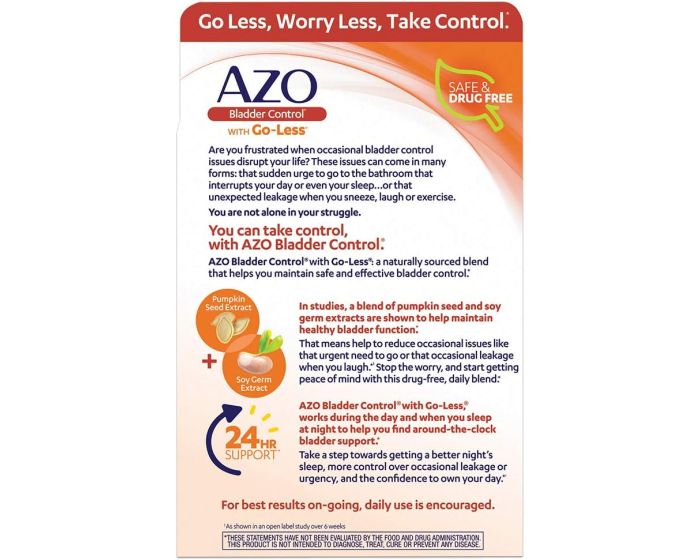 AZO Bladder Control Capsules 54ct