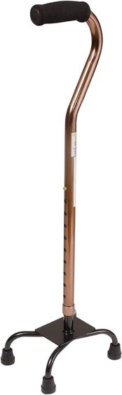 DMI Adjustable Quad Cane Offset Handle S 250lbs 1Ct