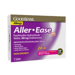 GoodSense Aller-Ease Antihistamine Tablet 180mg 15Ct