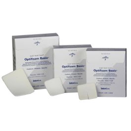 Optifoam Basic Foam Dressing 4x5 100Ct