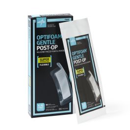 Optifoam Gentle Post-Op Silicone/Foam Wound Dressing 4x10 1Ct
