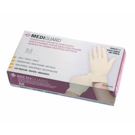 MediGuard Stretch Vinyl Exam Gloves M 1000Ct