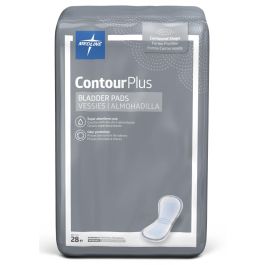 Medline ContourPlus Bladder Pad Moderate 5.5x10.5 28Ct
