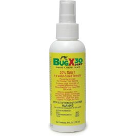 Bug X 30 DEET Insect Repellant Spray 4oz 1Ct