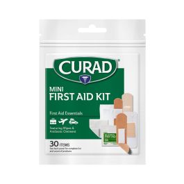 CURAD Mini 30-Piece First Aid Kit 48Ct