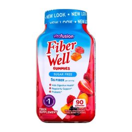 VitaFusion Fiber Well Sugar-Free Gummies Mixed Berries 30Ct