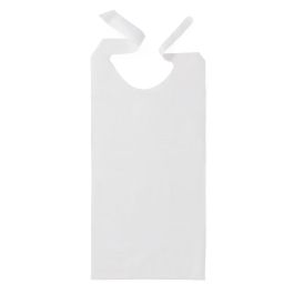 Medline Disp Tissue/Poly-Backed Bib w Ties 16x33 300Ct