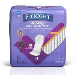 FitRight ActivEdge Long Bladder Pad 4x15.75 Max 120Ct