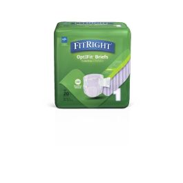 Medline FitRight OptiFit Stretch Extra Brief M/Reg 80Ct