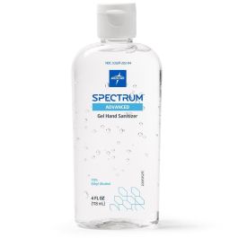 Medline Spectrum Advanced Hand Sanitizer Gel 4oz 1Ct