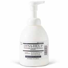 Dyna-Hex 4% CHG Foaming Surgical Scrub 18oz 6Ct