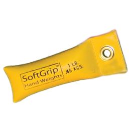 SoftGrip Hand Weight Yellow 1lb 1Ct