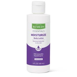 Medline Remedy Essentials Body Lotion Unscented 4oz 60Ct
