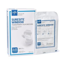 Suresite Window Transparent Film Dressing 4x4.5 50Ct