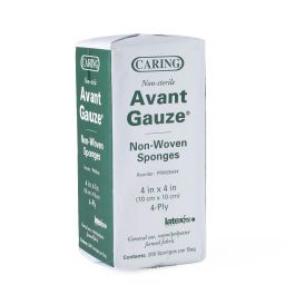 Medline NS Nonwoven Rayon/Poly Gauze Sponge 4x4 2000Ct