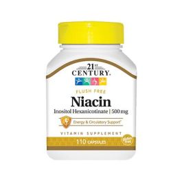 21st Century Niacin Tablet Flush-Free 500mg 110Ct