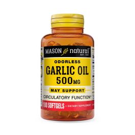 Garlic Oil Softgels, 500 mg, 100 Count per Bottle, One Bottle