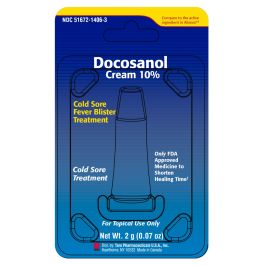 Docosanol Cream 10% 2g 1Ct