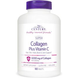 21st Century Super Collagen Plus Vitamin C Tablet 180Ct