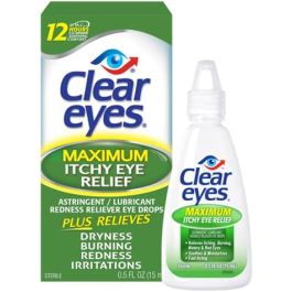 Clear Eyes Max Itchy Eye Relief 0.5oz 1Ct