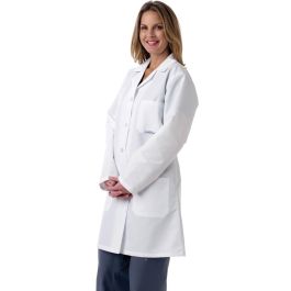 Medline Women's Full-Length Princess Seam Lab Coat - Shop All