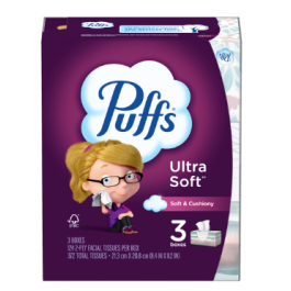 Puffs Ultra Soft Facial Tissues 372Ct