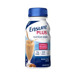 Ensure Plus Nutrition Shakes Butter Pecan 8oz Bottle 24Ct