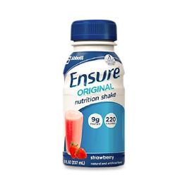 Ensure Original Nutrition Shakes Strawberry 8 oz 16Ct