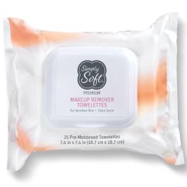 Simply Soft Makeup Remover Towelettes 25Ct