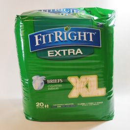 FitRight Extra Incontinence Briefs (diaper w/tabs) X-Large