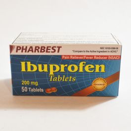 Ibuprofen 200mg Tab 50ct